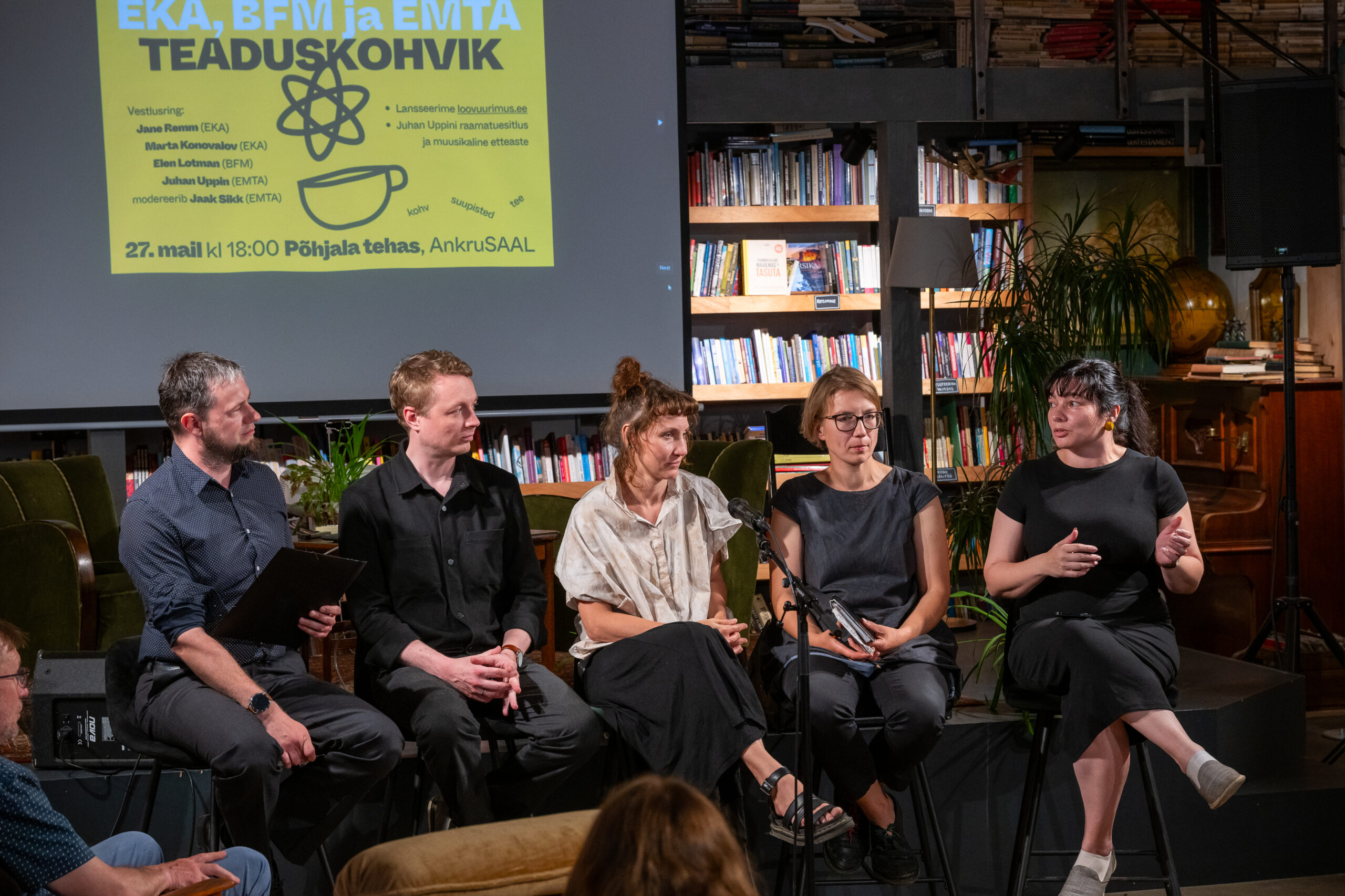 Science cafe at Põhjala Factory — Estonian Academy of Arts