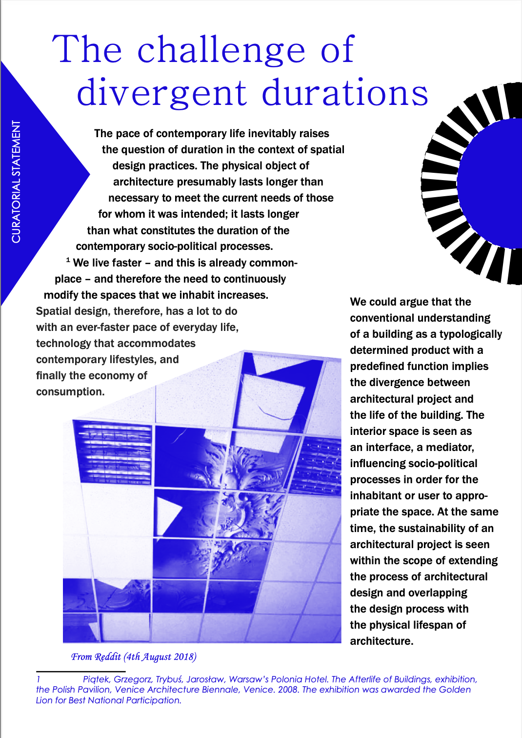 Curatorial Statement — Estonian Academy of Arts