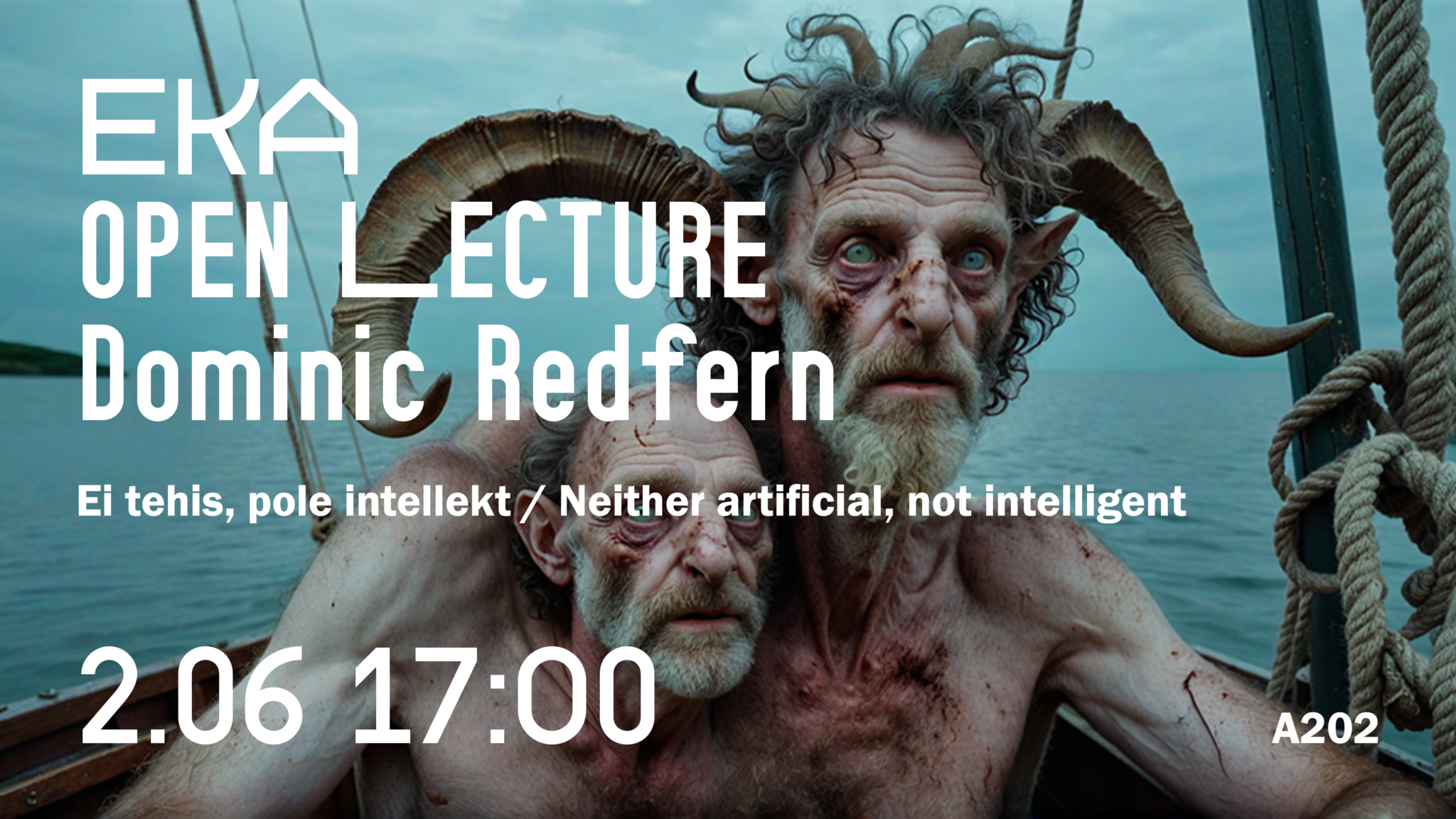 Open Design Lecture: Dominic Redfern “Neither Artificial, Nor ...