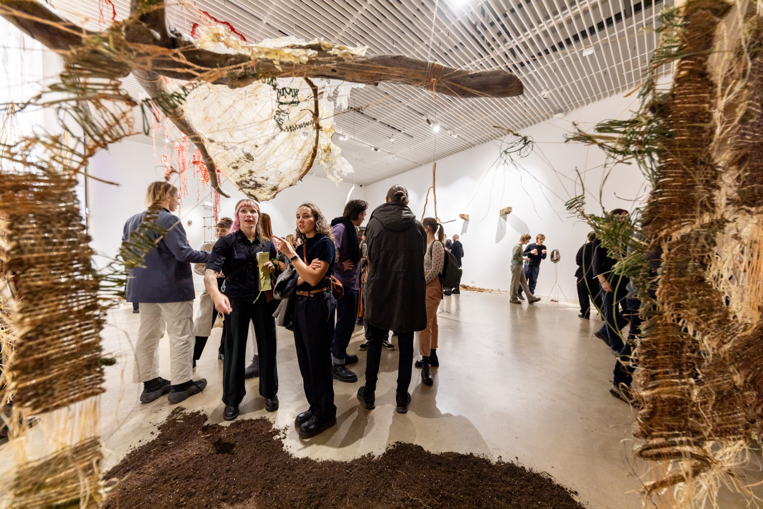 Gallery: opening and performance at the group exhibition “compose decompose” at EKA Gallery ...