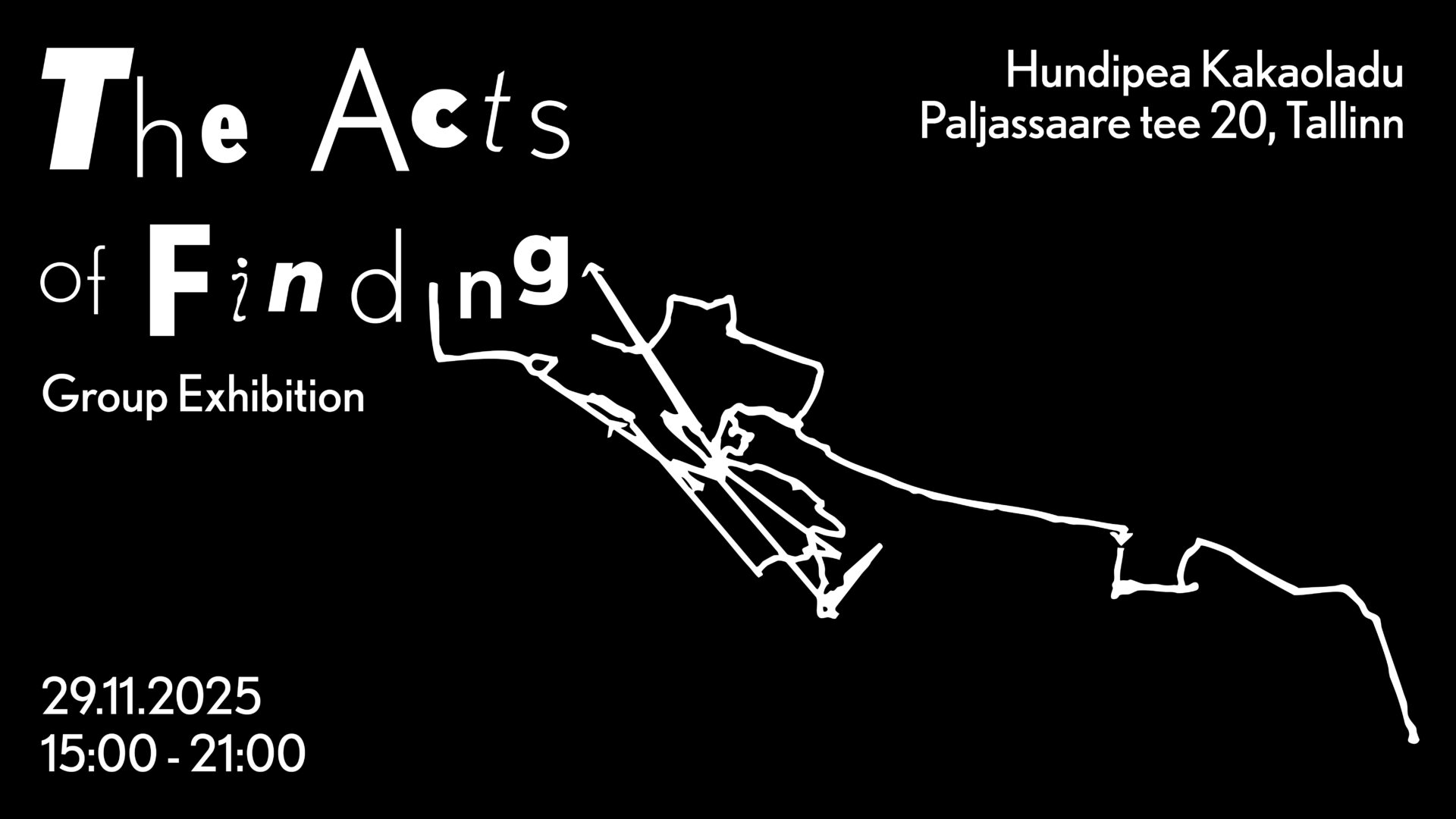 Ühepäevane grupinäitus “Acts of Finding” — Eesti Kunstiakadeemia
